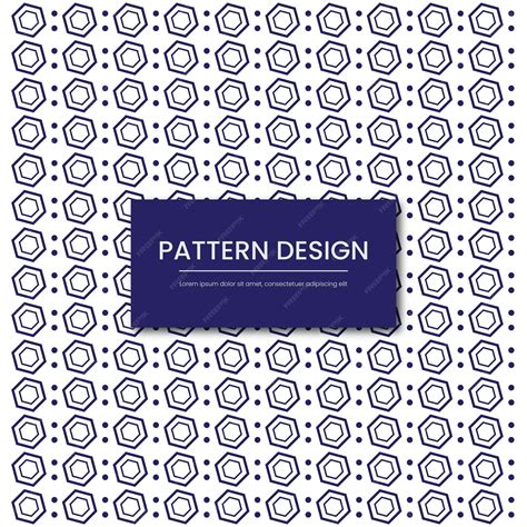 Premium Vector Seamless Pattern Vector Template