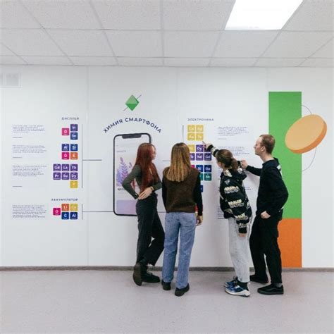 Дизайн стен в Московской школе №1811 Design Of Walls For Moscow School School Lab Coat