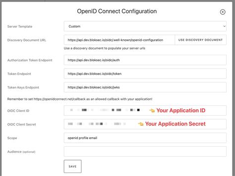 Openid Connect Playground Bloksec Technical Documentation