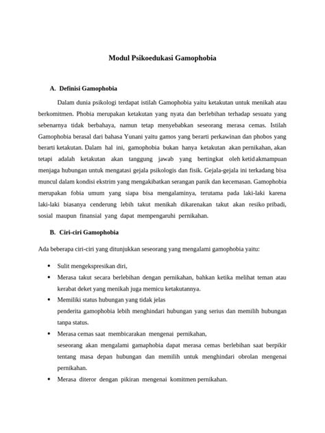 Modul Sex Education Pdf Kesehatan Holistik