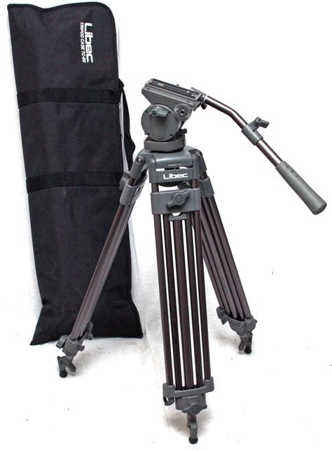 Libec T72 Professional Video Tripod With H55 Fluid Head And Case The