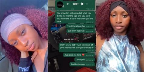 Lady Recalls Sending Messages To Boyfriend Unaware He Passed Away