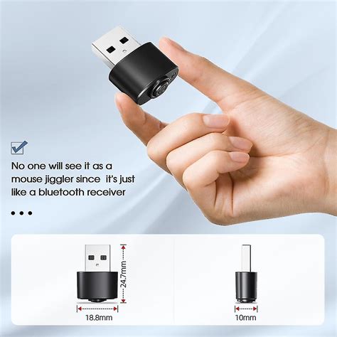 Mini Mouse Jiggler Usb Undetectable Mouse Mover Automatic Computer Mouse Mover Jiggler Keeps
