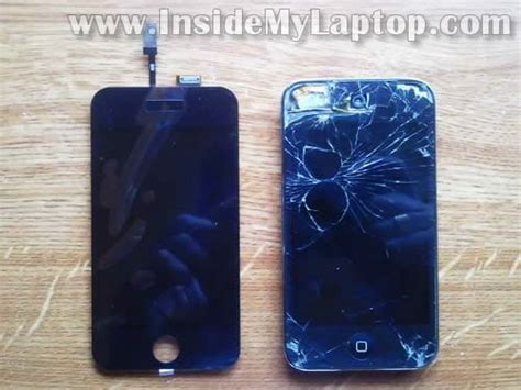 Replacing Broken Screen On Ipod Touch 4th Generation Inside My Laptop
