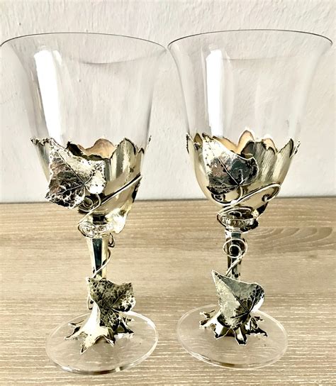 Victorian Wine Glasses Vintage Wine Glass Wine Lover Wine Decor