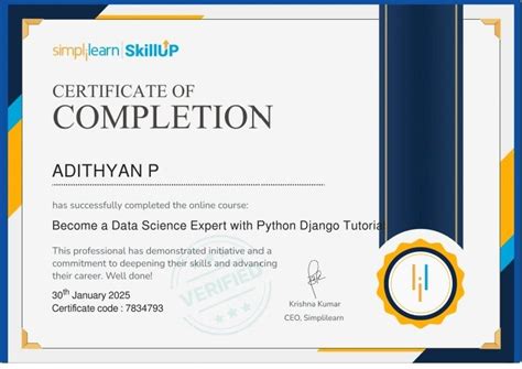 Django Python Webdevelopment Datascience Learning Simplilearn