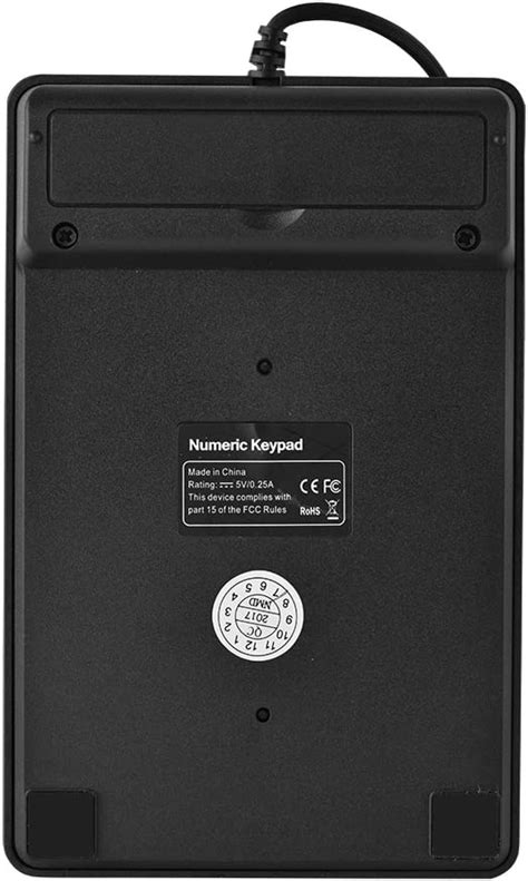 Vbestlife USB Numeric Keypad M FT USB Wired Keys Numeric Keypad Number Pad For Windows