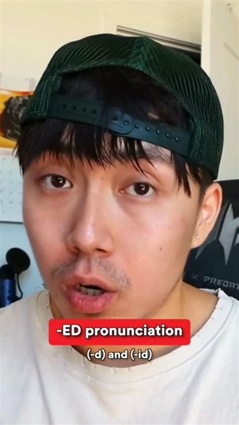 How To Pronounce The ‘ed Ending Of The Word English Pronunciation Online Lesson
