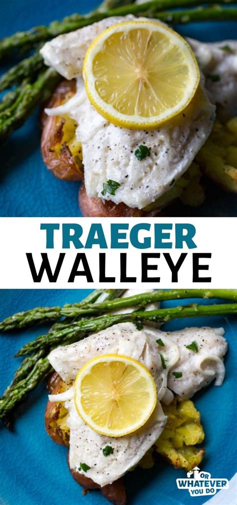 Traeger Walleye With Lemon Cream Sauce Or Whatever You Do