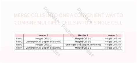 เทมเพลต Excel ผสานเซลล์เป็นหนึ่งเดียวซึ่งเป็นวิธีที่สะดวกในการรวมหลายเซลล์ไว้ในเซลล์เดียว ดาวน์