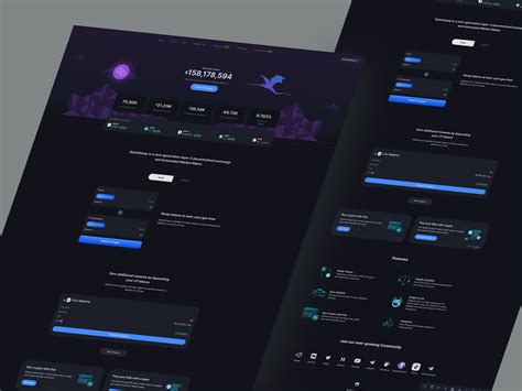 Decentralized Landing Page Ui Ux Design Behance