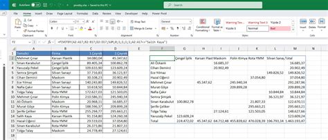 Etkili Excel Kullanımı PIVOTBY Formülü ve İngilizce Excel 365