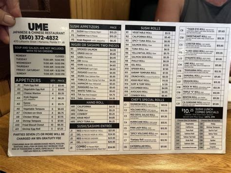 Ume Japanese And Chinese Restaurant Updated May 2026 59 Photos And 57