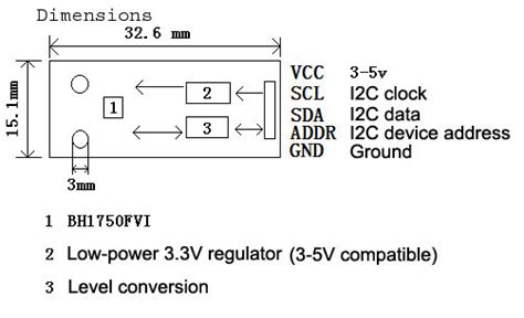 bh1750fvi digital light intensity sensor robotics bangladesh