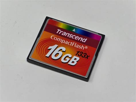 Compactflash Memory Card Transcend 16gb 133x Compactflash Cf Memory