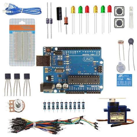 REES52 Basic Starter Kit TS5823 Uno R3 Project Starter Kit Compatible