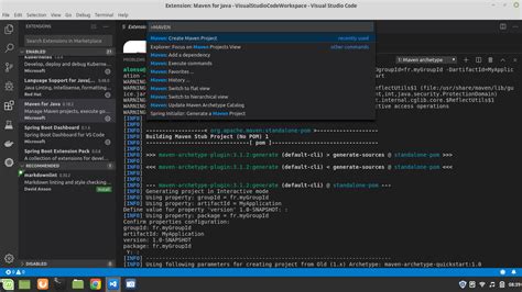 No Maven Generate From Maven Archetype Item Option Issue Microsoft Vscode Maven GitHub