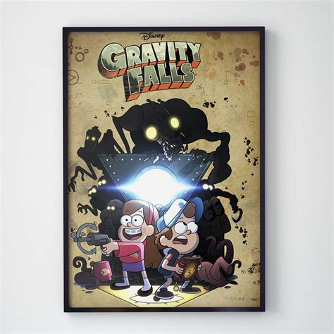 Постери Гравіті Фолз Купити постери в рамі Gravity Falls