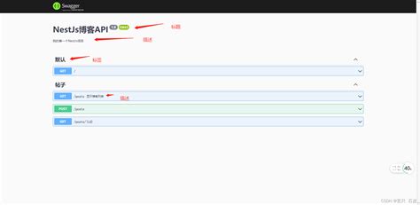 Nestjs 学习记录：3、使用swagger自动生成接口文档nestjs自动 Csdn博客