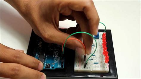 Arduino Project 6 Interactive Led Chase Effect Youtube