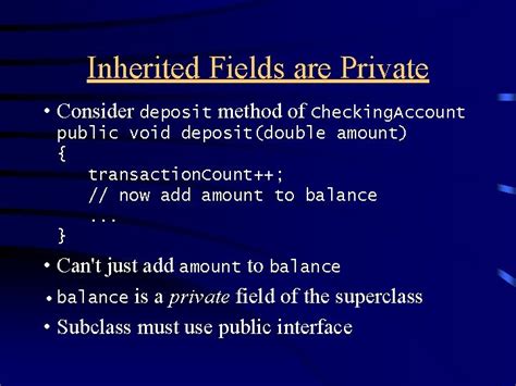 Inheritance Inheritance Extend Existing Classes By Adding Or