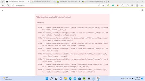 Tried Making A Web App In Python Got This Error Python Help Discussions On