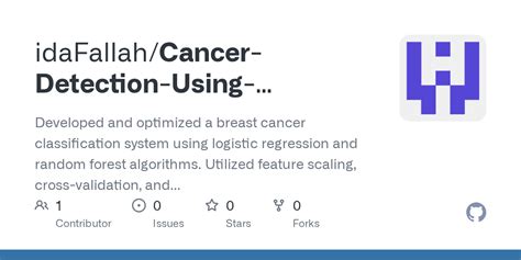 Github Idafallahcancer Detection Using Machine Learning Models Developed And Optimized A