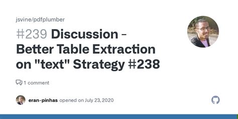 Discussion Better Table Extraction On Text Strategy 238 · Issue 239 · Jsvinepdfplumber