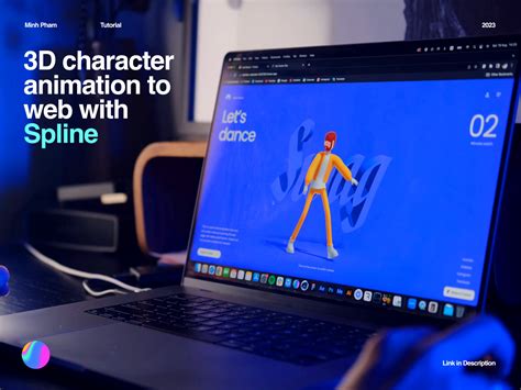 3d Landing Page With Animated Characters Spline Tutorial By Minh Pham On Dribbble