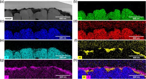 Stem‐edx Analysis Of A Cross Section Of Cycled Nmc701515 Coated By