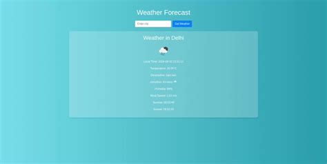 New Project Weather Forecast App Darpan Y B Jain Posted On The Topic Linkedin