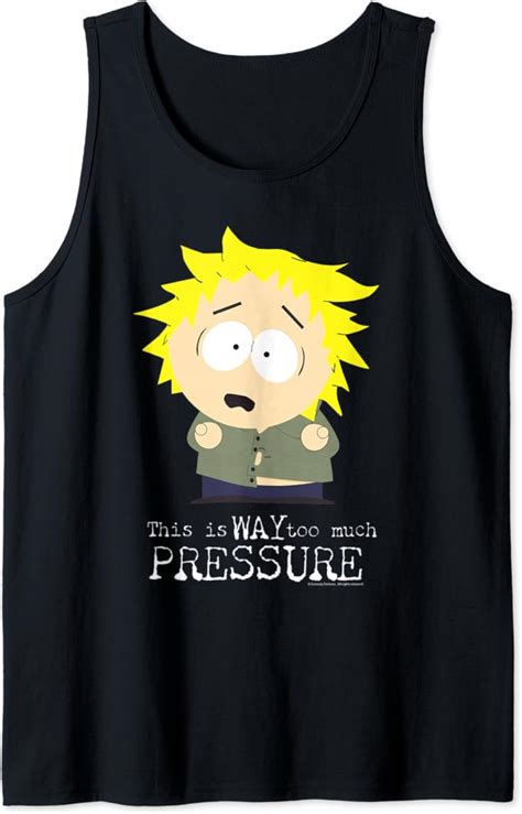 South Park Tweek Tweak Too Much Pressure Tank Top Clothing