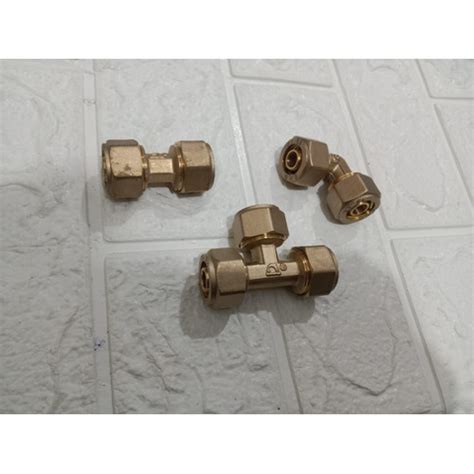 Jual Knee Sambungan Selang Kuningan Water Heater Inch TERMURAH Sock Sambungan Kab