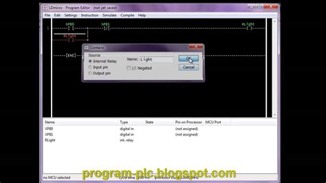 Plc Ladder Diagram For Microcontroller With Ldmicro Youtube
