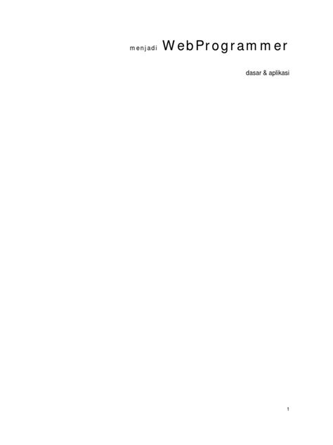 Tutorial Html Mysql Php Pdf