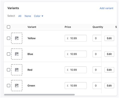 How To Turn Automatic Selection Off For Product Variants On A Shopify