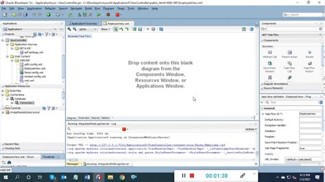 Oracle Jdeveloper 12c Create A Simple Application Youtube