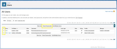 Different Ways To Reset Password In Salesforce Akhil Kulkarni