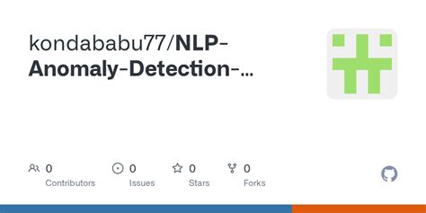 Github Kondababu77nlp Anomaly Detection Framework