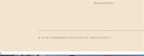 Prestashop Character In The Bottom Of Page Stack Overflow