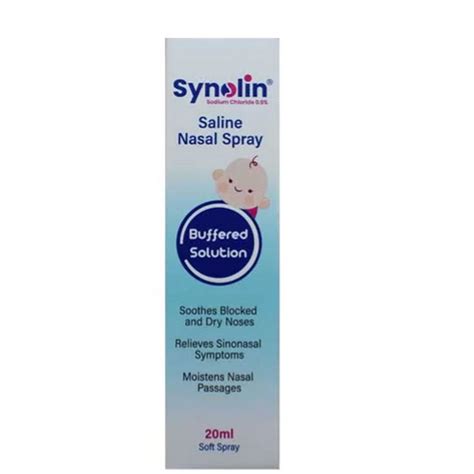 Synolin Saline Nasal Spray 20ml Medipoint Pharmaceuticals Limited