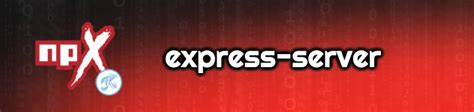 Github Npx Bin Express Server An Express Server Launcher