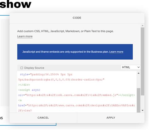 How To Embed Canva Designs To Your Website — Berenice Designs