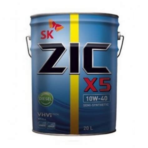 Купить Масло моторное ZIC X5 Diesel 10W-40 20л: цена, описание, отзывы