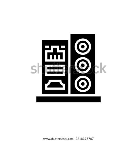 input output port vector icon computer stock vector royalty free