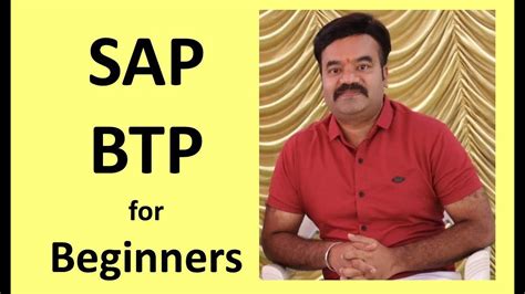 SAP BTP For Beginners YouTube