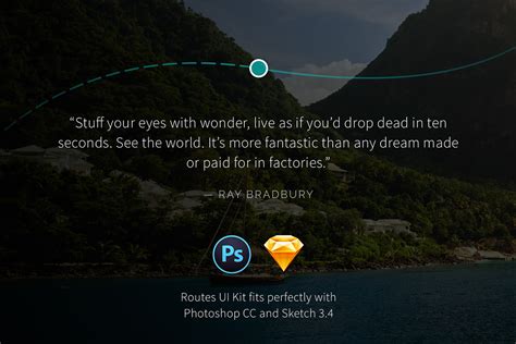 Routes Ios Ui Kit Custom Designed Web Elements ~ Creative Market