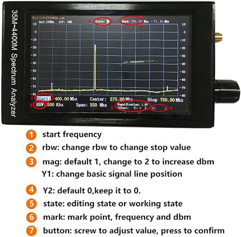 Visit Our Online Shop Portable Spectrum Analyzer Tiny Frequency Analyzer 35MHz 4400MHz VHF UHF 4