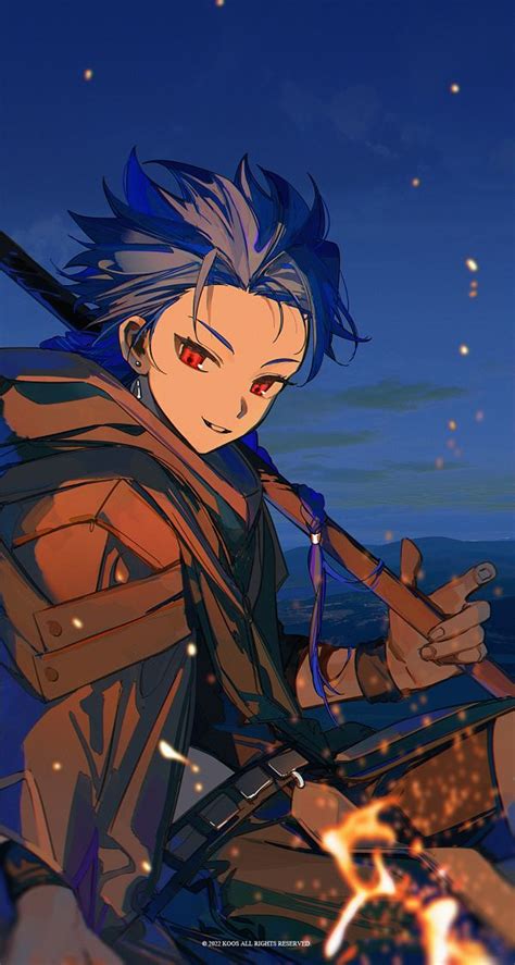 Saber Setanta Lancer Fatestay Night Image By Koos 3738129