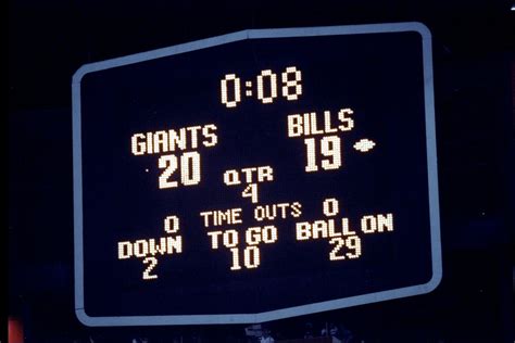 Super Bowl Xxv Ny Giants 20 Defeat Buffalo Bills 19 Big Blue View